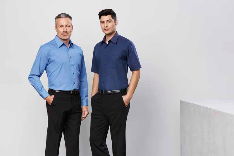 Biz Mens Micro Check Long Sleeve Shirt - SH816 – Canberra Workwear